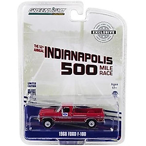 Greenlight 29978 1968 F-100 52nd Annual Indianapolis 500 Mile Race Official Truck (Long Bed) (Hobby Exclusive) 1:64 Scale Diecast