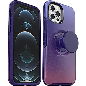 OtterBox + Pop Symmetry Series Case for iPhone 12 PRO MAX (NOT Mini/12/12 Pro) Non-Retail Packaging - Violet Dusk