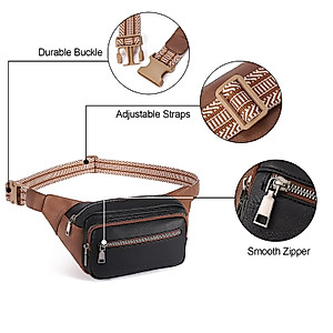 CLUCI Small Sling Bag For Women Bundles With Fanny Pack