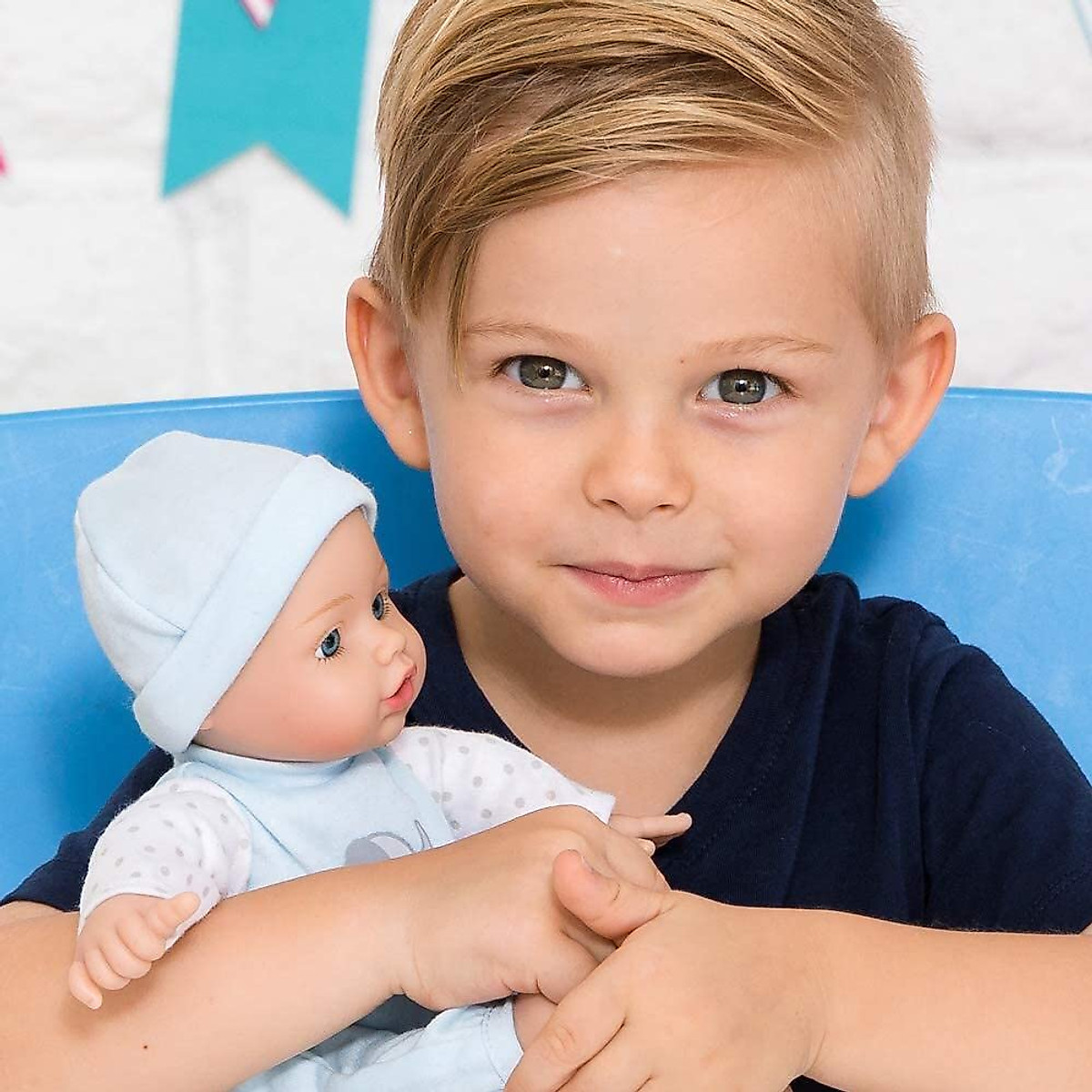 Adora Amazon Exclusive Sweet Babies Collection, 11” Soft and Cuddly Boy Baby Doll | Machine Washable, Birthday Gift For Ages 1+ - Baby Boy Peanut