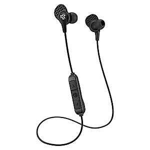 JLab JBuds Pro Bluetooth Wireless Signature Earbuds | Titanium 10mm Drivers | 6-Hour Battery Life | Music Controls | Noise Isolation | Bluetooth 4.1 Extra Gel Tips and Cush Fins | Black