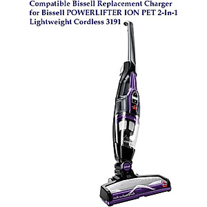 Replacement Charger for Bissell 3061 3190 3190A 31902 PowerSwift Ion Pet 3191 3191C 10.8V Lithium-ion Battery Cordless Vacuum14V 0.8A 2-in-1 Cordless Stick Vacuum E-Tek ZD12D140080US