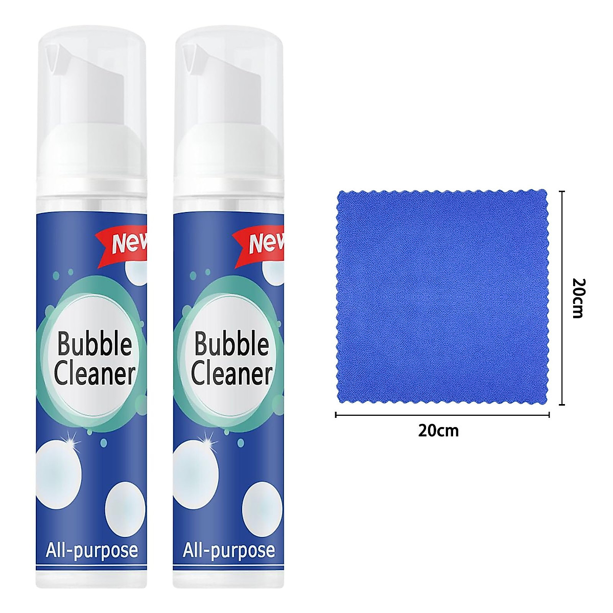 LINIREAU 2 Pcs bubble cleaner, Foaming Heavy Oil Stain Cleaner, Kitchen Deep Cleaning Spray, Stubborn Grease & Grime Remover For range hoods, ovens, grills, pots, sinks, and other furniture