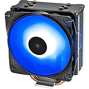 DEEP Cool GAMMAXX GTE V2 CPU Air Cooler with 4 Heatpipes and a 120mm RGB PWM Fan 4-Pin 12V RGB Motherboard Control for Intel LGA 1200 1151 AMD Ryzen AM4