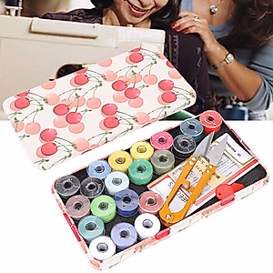 Cechoayuu Sewing Kit Set Portable Sewing Kit with Scissors,Thread Needle Portable DIY Crafts Accessories with Thread, Scissors, Needles, Tape Measure and Other Accessories