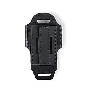 Levy's Leathers Wireless Transmitter Bodypack Holder; Black Leather (MM14-BLK)