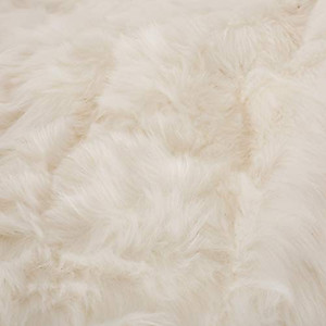 Christopher Knight Home Schley 5 Foot Bean Bag - Short Faux Fur - White