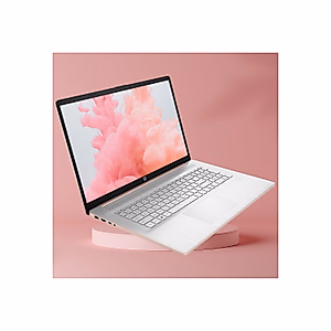 HP 2023 Essential 17t Laptop, 17.3" HD+ Touchscreen, Intel Core i7-1355U, 64GB RAM, 2TB SSD, Webcam, HDMI, Backlit Keyboard, Fingerprint Reader, Wi-Fi 6, Windows 11 Home, Pale Rose Gold