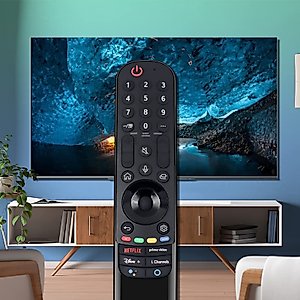 Voice Remote MR21GA AKB76036202 for 2021 LG Magic Remote with Pointer and Voice Function for LG TV Remote Control Replacement for LG OLED UHD QNED NanoCell 4K 8K Smart TVs