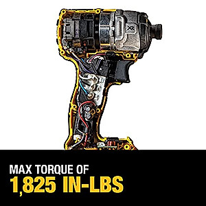 DEWALT 20V MAX* XR Impact Driver Kit, Brushless, 3-Speed, 1/4-Inch, 4.0-Ah (DCF887M2)