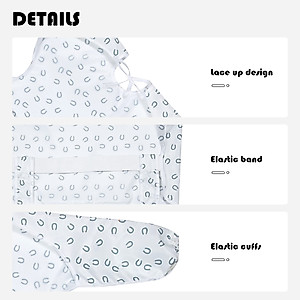 Little Dimsum Baby & Toddler Weaning Bib Coverall, Attaches to High chair, Waterproof Long Sleeve Feeding Smock Apron, Easy to Clean for Eating 6-36 Months