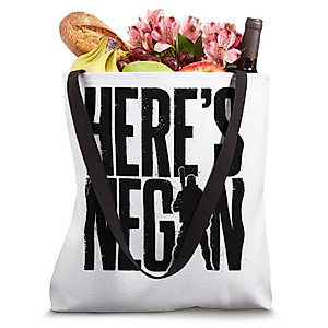 The Walking Dead Here's Negan and Lucille Tote Bag