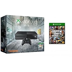 Microsoft Xbox One 1TB Tom Clancy's The Division bundle w/Grand Theft Auto V