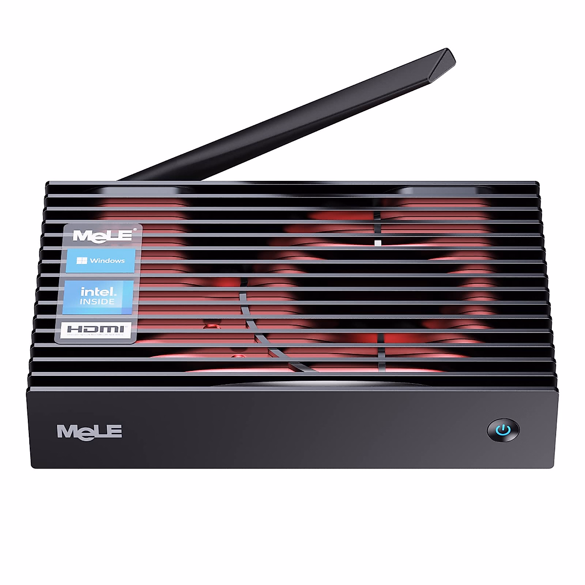 MeLE PCG35 Fanless Mini PC Windows 11 Pro J4125 8GB 128GB Small Desktop Micro Computers Dual HDMI, VGA Three Screen Support Gigabit Ethernet WiFi PXE Auto Powe on Work on Industrial IOT Business