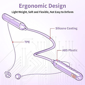 JAKPAK Bluetooth Headphones Neckband for iPhone 13 Pro Max, Wireless Headset Sport 29 Hrs Playtime Noise Cancelling Magnetic Earbuds w/Mic HiFi Stereo Deep Bass Running Headsets for iPhone Samsung