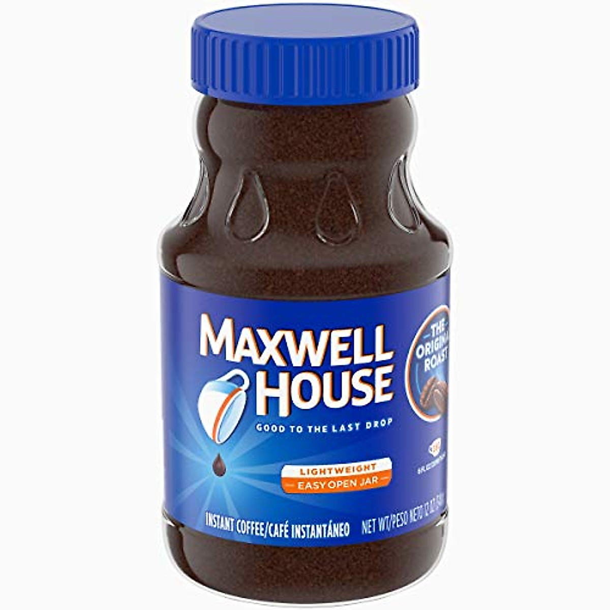 Maxwell House Original Medium Roast Instant Coffee (12 oz Jars, Pack of 12)