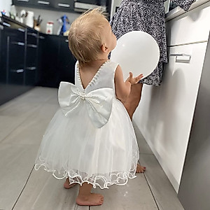 LZH Baby Girl Dresses, Flower Girl Toddler Dress Baby Flower Girl Dress,Baptism Dresses for Baby Girls Birthday Dress