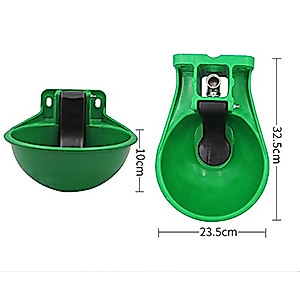 NC NC Automatic Water Trough for Horses Cattle Livestock Watering Bowl Auto Drinking Trough