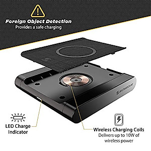 Scosche BLQP-XTSP BaseLynx Pad Qi-Certified Modular Customizable Wireless Charging Station