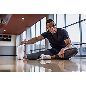 Under Armour Adult Training Cotton No Show Socks, Multipairs , White (3-Pairs) , Large