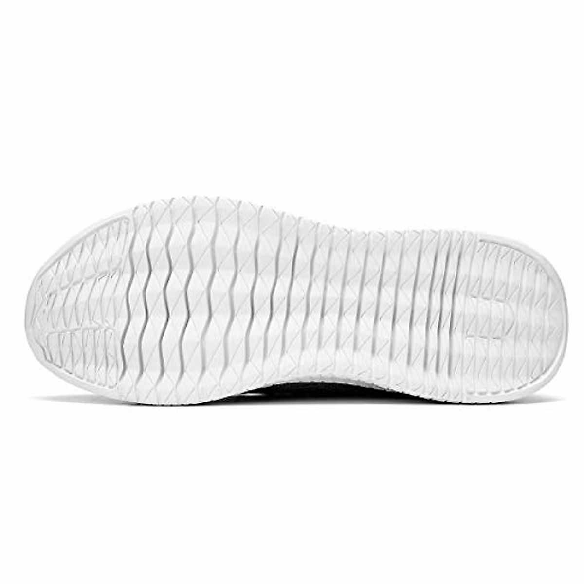 FUJEAK Men Running Shoes Men Casual Breathable Walking Shoes Sport Athletic Sneakers Gym Tennis Slip On Comfortable Lightweight Shoes A White