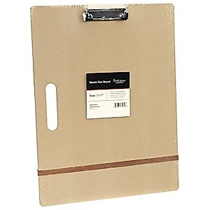 Artlicious Drawing Board - 13 x 17 Sketch Boards with Handle for Drafting Art - Portable Wooden Clipboard for Class or Studio Fit in Artists Tote