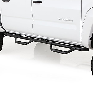 Smittybilt T0678CC Black Powdercoat 2" Nerf Steps Side Bar, Pair