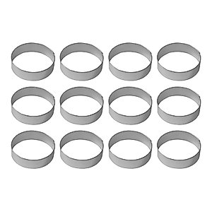 1 Dozen/12 Count Circle Round 3 Inch Cookie Cutters from The Cookie Cutter Shop – Tin Plated Steel Cookie Cutters