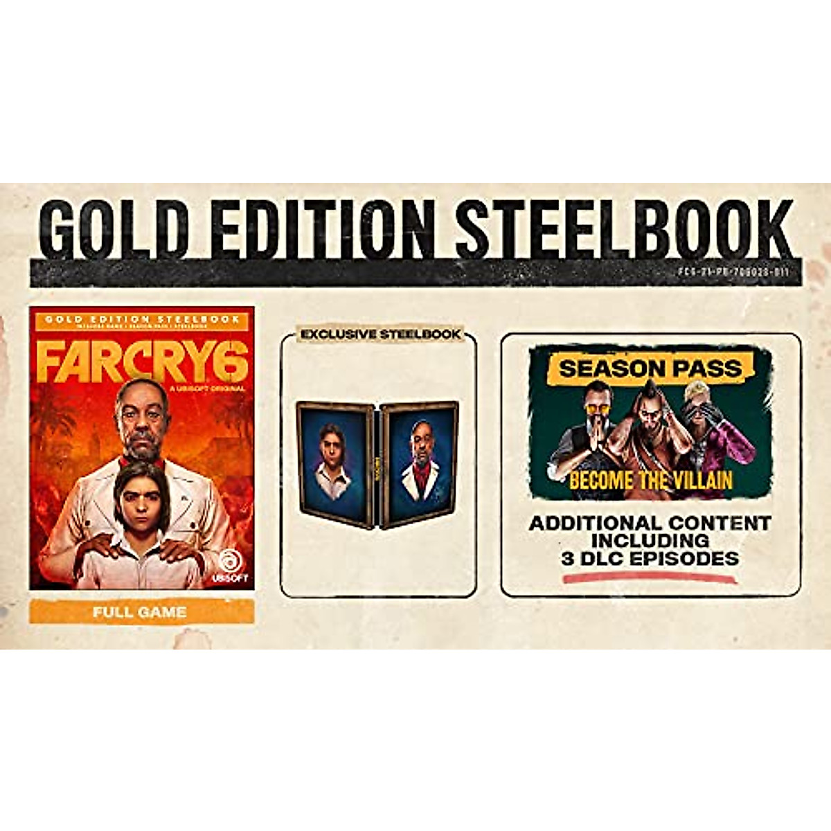 Far Cry 6 PlayStation 5 Gold Steelbook Edition