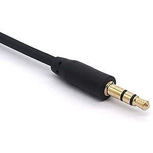 PIIHUSW Micro USB to 3.5mm Cable - Gold Plated 3 Pole 3.5mm Male to Micro B Male Car Aux Audio Extension Cord