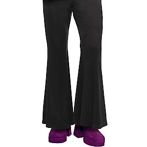 Amscan Far Out Bell Bottoms - Adult Standard, 1 Piece - Groovy Hippie Flare Pants, Perfect for 70s, Disco & Costume Parties - Comfortable Material