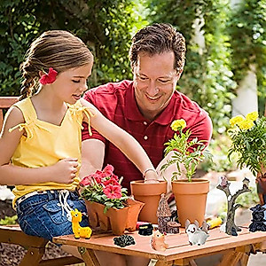 Fairy Garden Accessories, Fairy Garden Kit, 49 Pieces Miniatures for Fairy Garden Animals Kit,Miniature Figurines ,Micro Landscape Ornaments Kit,Garden DIY Kit for Outdoor Home Garden Decoration1