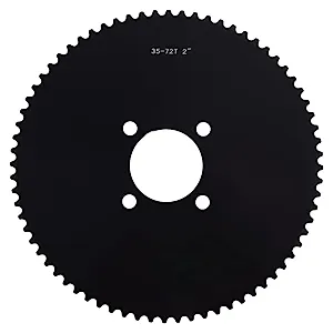 Go Kart Sprocket, 72 Tooth for 35 Chain Sprocket for Go Carts & Mini Bikes