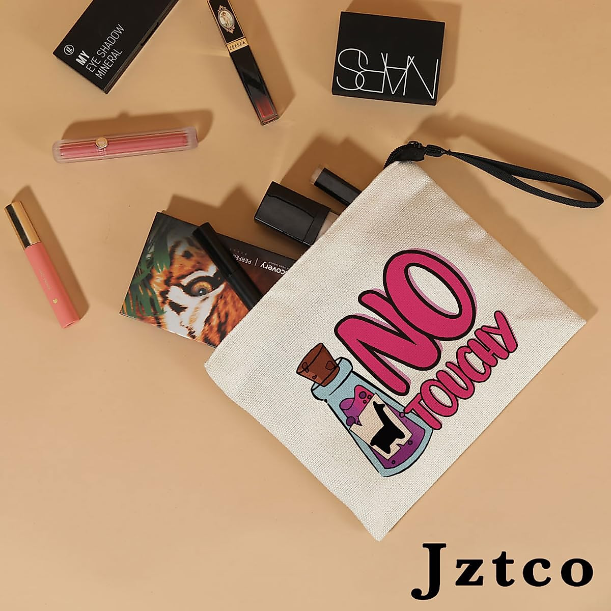 Jztco Emperors Llama Gifts for Halloween Birthday Christmas Gifts Funny Cartoon Movie Gift Llama Lover Gift Inspired Gift for Women Movie Lovers Friends Witchy Gifts Makeup Bag