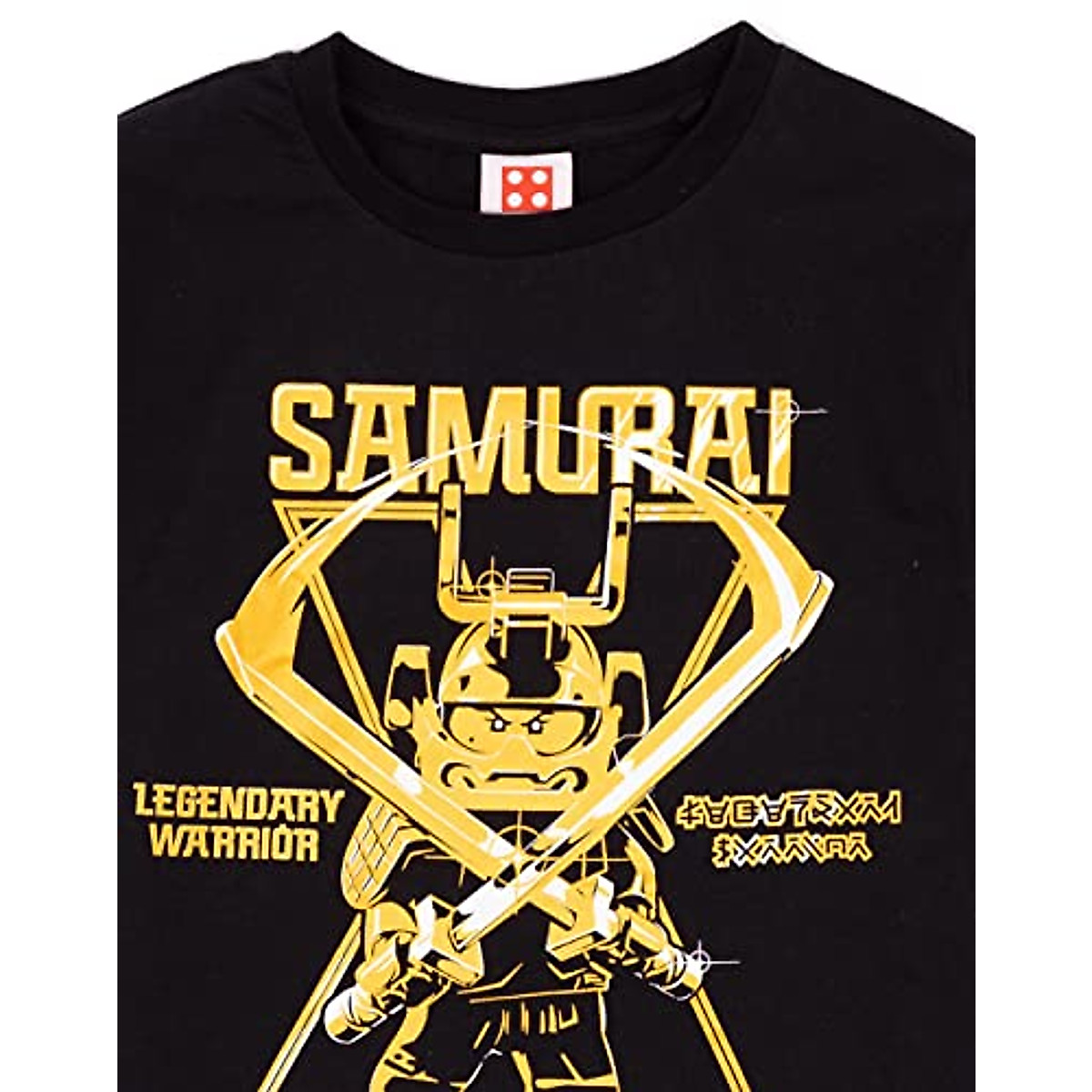 LEGO Ninjago T-Shirt Boys Kids Samurai Warrior Long Sleeve Black Top 10 Years