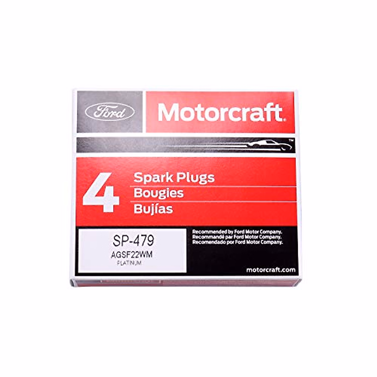 MAS Set of 10 Ignition Coil Pack Yellow DG508 Curved Boot & Motorcraft Spark Plug SP479 Compatible with Ford F150 F250 Expedition E150 Lincoln Replacement for FD503 DG457 C1417