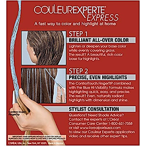 L'Oreal Paris Couleur Experte 2-Step Home Hair Color and Highlights Kit, French Éclair