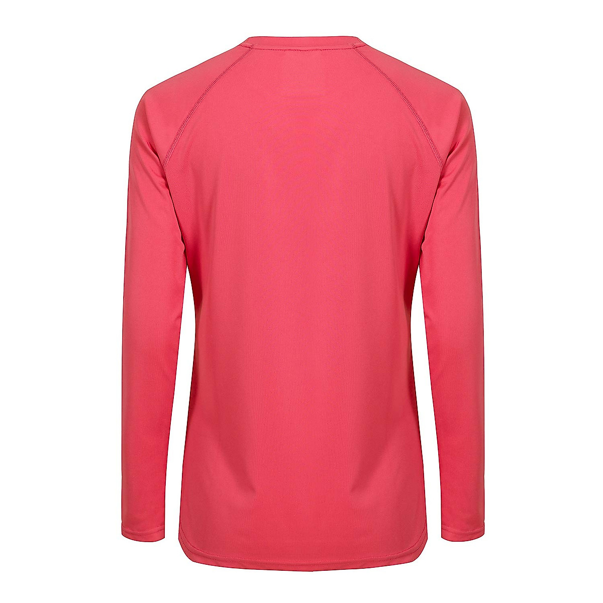 Long Sleeve Dry Fit Athletic Performance Raglan T Shirt for Women, Womens Plus Size Summer Tops Pink S