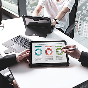 Nillkin iPad 10th Generation Case with Keyboard (10.9", 2022), Detachable Keyboard for iPad 10th Generation with Slide Camera Cover and Multi-Touch Trackpad, Protective Case with Pencil Holder