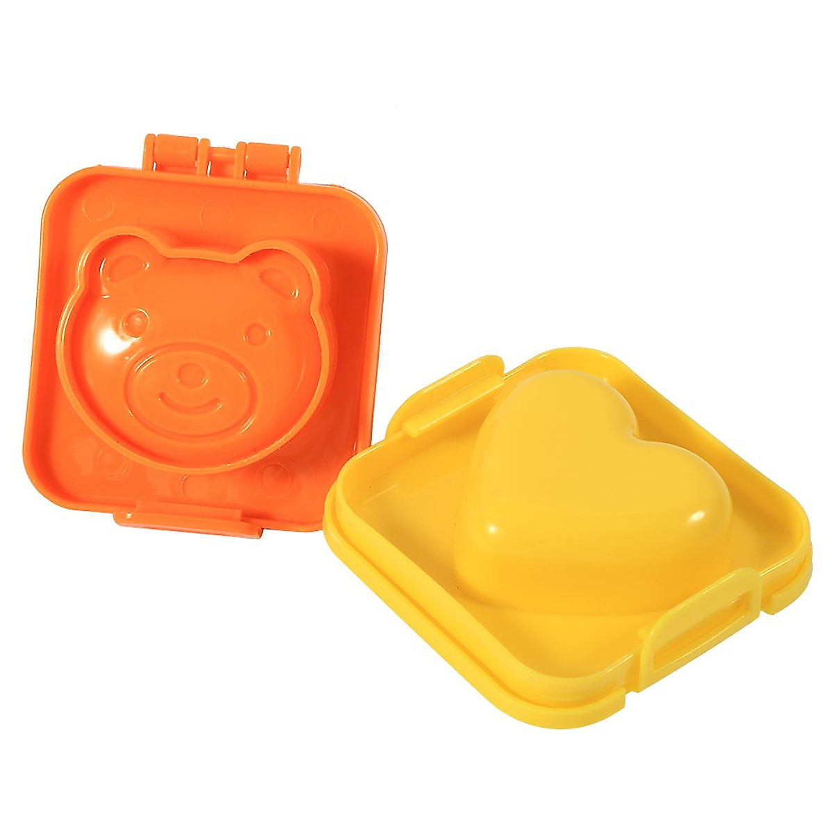 Diy Cartoon Egg 6pcs Cute Style Fish Car Heart Shape Egg Sushi Eggs Cute Mould Pan Cooking Rice Food Grade Cartoon For Kids