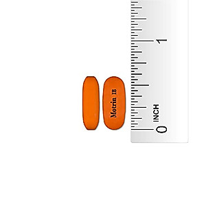 Motrin IB-Ibuprofen Pain Reliever Tablets 200 mg - 100 Coated Caplets (Pack of 3)