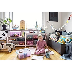 SmartStore - Colour 2 - Set of 10 Storage Boxes - Pink - 21 x 17 x 11 cm - 2l