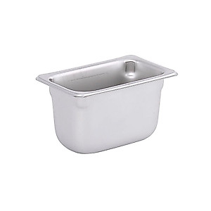 S/S 1/9 Size Pan, 4" H