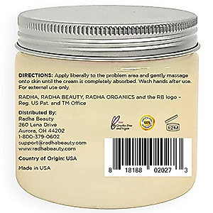 Radha Beauty Hot Cream - 100% Natural Thermogenic Cream, Increase Sweat and Shed Excess Water During Exercise. for Men and Women - Deep Tissue Massage Muscle Relaxer