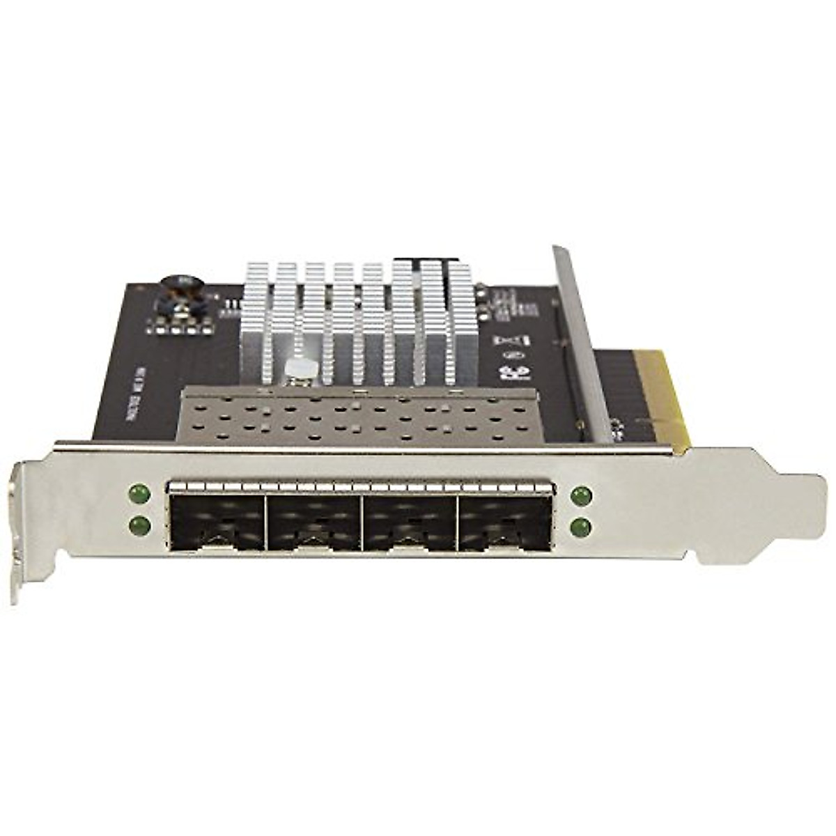 StarTech.com Quad Port 10G SFP+ Network Card - Intel XL710 Open SFP+ Converged Adapter - PCIe 10 Gigabit Ethernet Server NIC - 10GbE Fiber Optic LAN Card - Dell PowerEdge HPE ProLiant (PEX10GSFP4I)