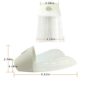 Xloey Faucet Extender, 1 Pack Faucet Extender for Toddlers - Kids Tub & Sink Faucet Extender, Sink Handle Extenders for Fits Most Faucets (White)