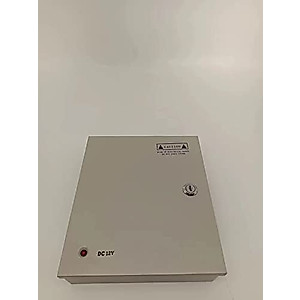 9CH Channel Port Distributed Power Supply Box Swithing Power Supply Output 12V 10 Amp for CCTV DVR Security System and Cameras