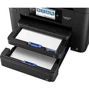Epson Workforce Pro WF-4830 All-in-One Wireless Color Inkjet Printer - Print Scan Copy Fax - 4.3" Touchscreen Display, 25 ppm, 4800 x 2400 dpi, Auto 2-Sided Printing, 50-sheet ADF, 500-Sheet, Ethernet