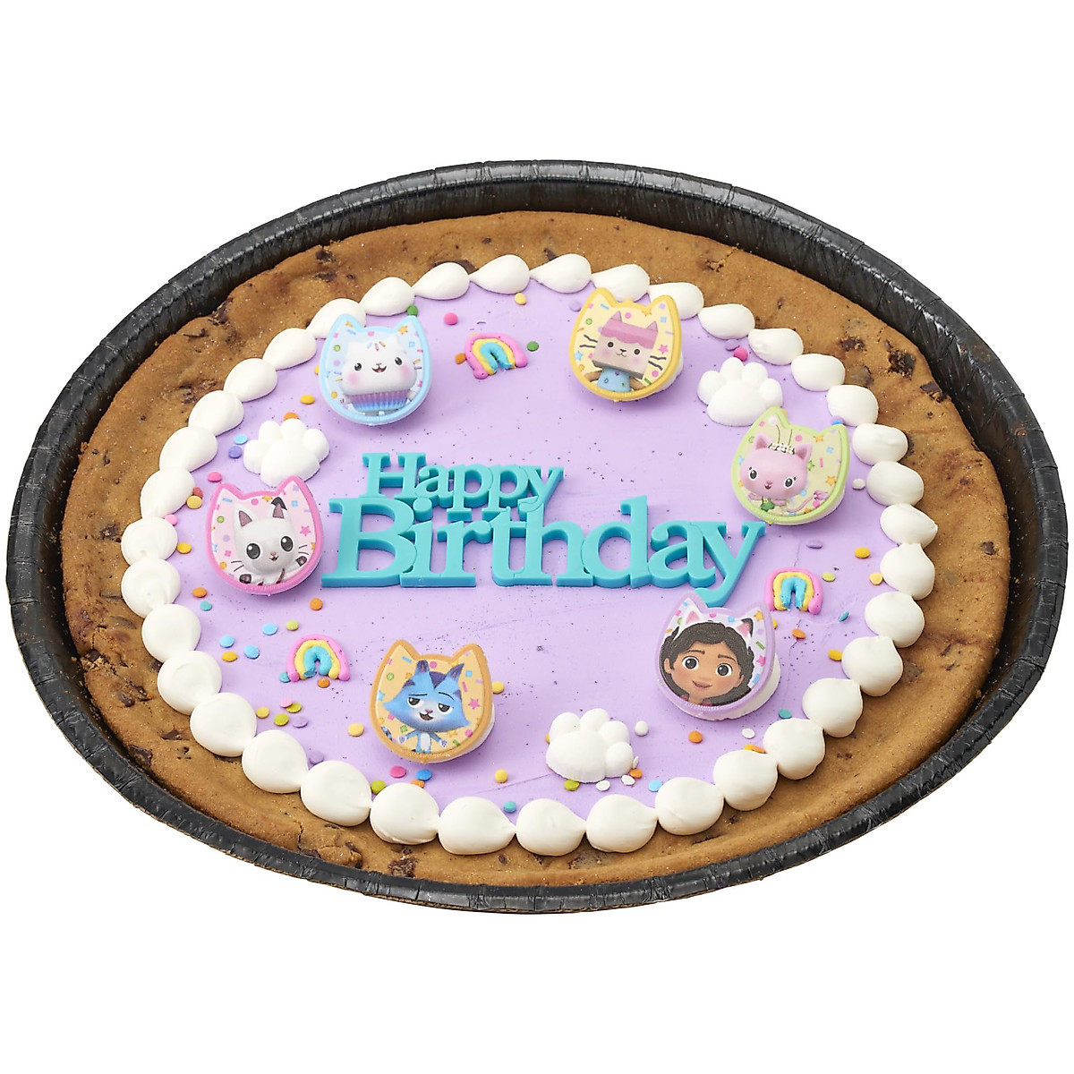 DecoPac DreamWorks Gabby's Dollhouse Rings, 24 Cupcake Decorations Featuring Gabby, Pandy Paws, Irresistible Kitty Characters, and Super Fun Adventures! - 24 Pack