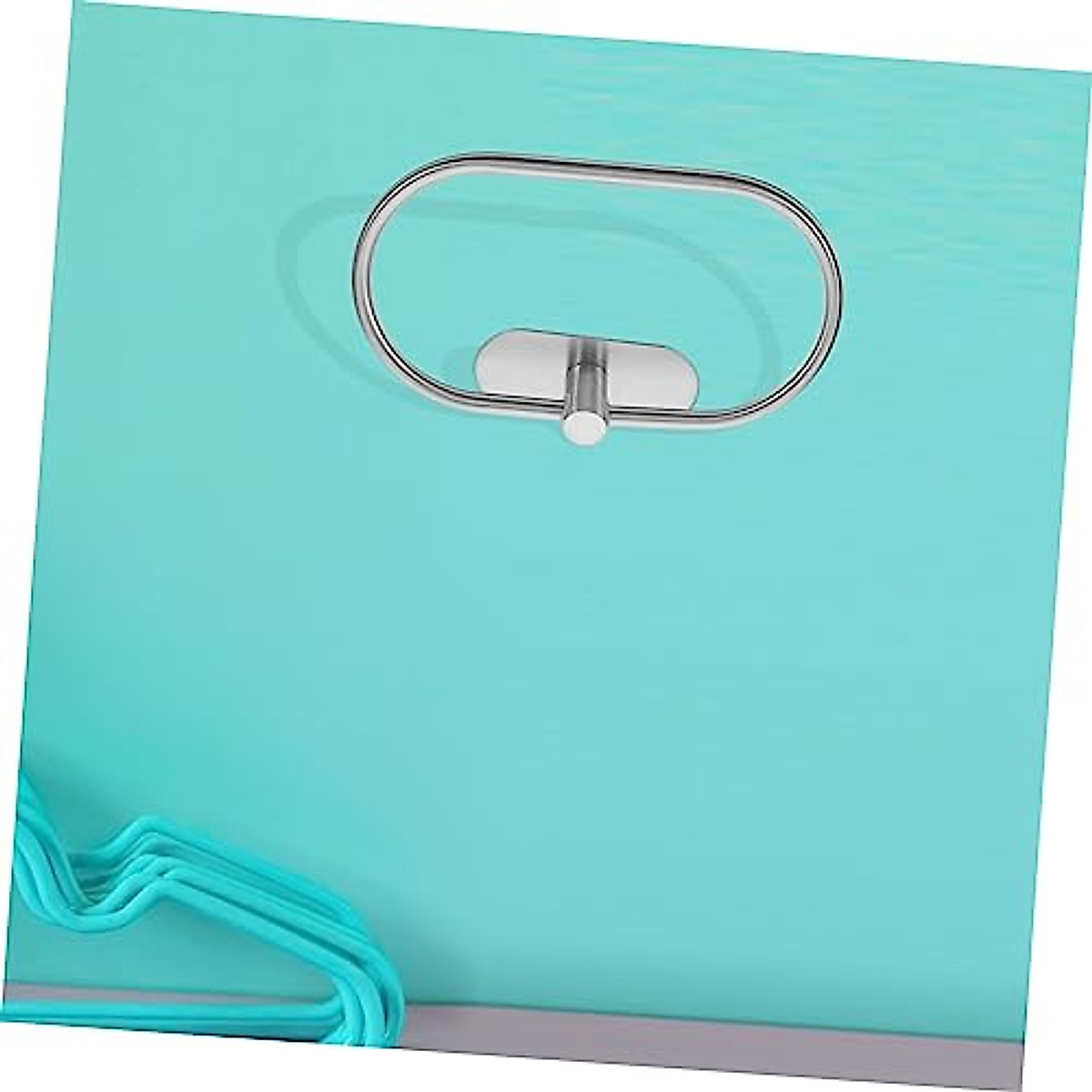 Cabinet Door Towel Holder 1 Set Decorative Hooks Cabinet Door Paper Towel Holder 304 Stainless Steel Towel Storage Ring Storage Rack Towel Hanging Rack X1 Stainless Steel Hook